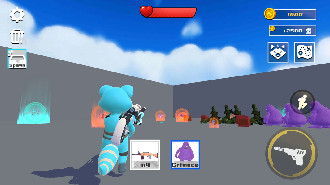 دانلود بازی Raccoon Shooting Sandbox اندروید بازار