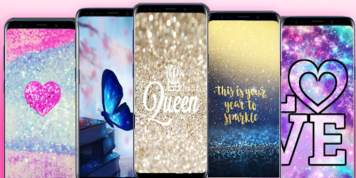 برنامه Glitter Wallpaper دانلود کافه بازار