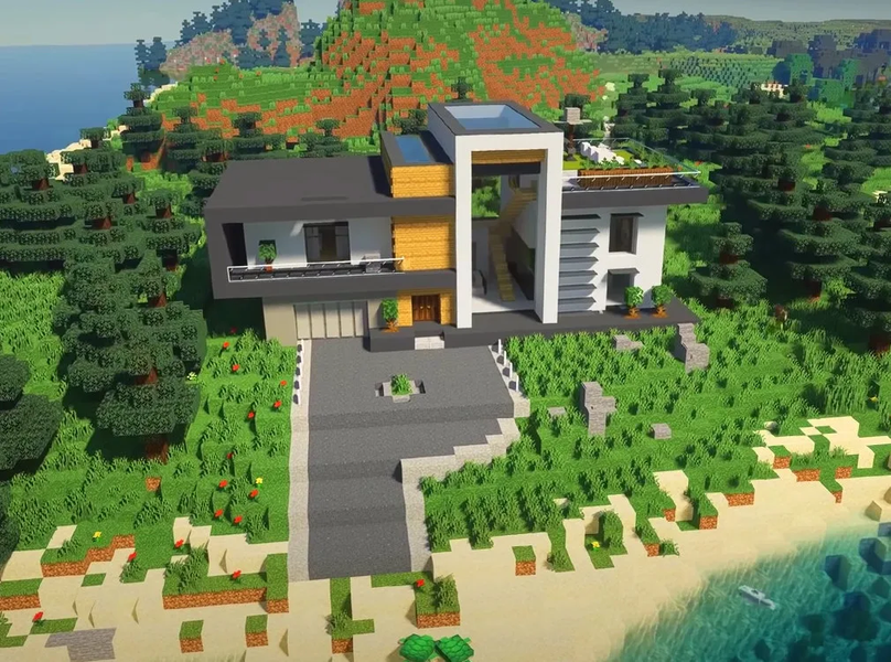 دانلود برنامه Modern House Map Mod اندروید بازار