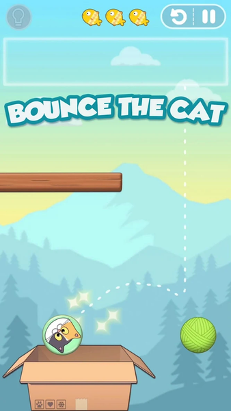 دانلود بازی Cat Bounce - Physics Puzzles اندروید | بازار