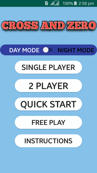 دانلود بازی Cross Zero game : Tic Tac Toe اندروید | بازار