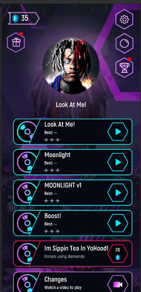 دانلود بازی Xxxtentacion Tiles Hop Game اندروید بازار