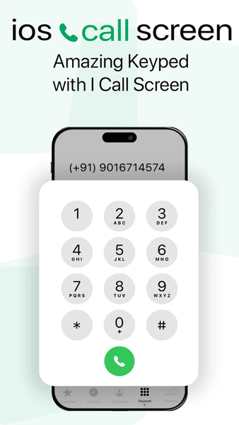 دانلود برنامه iCall- iOS Phone Dialer Screen اندروید | بازار