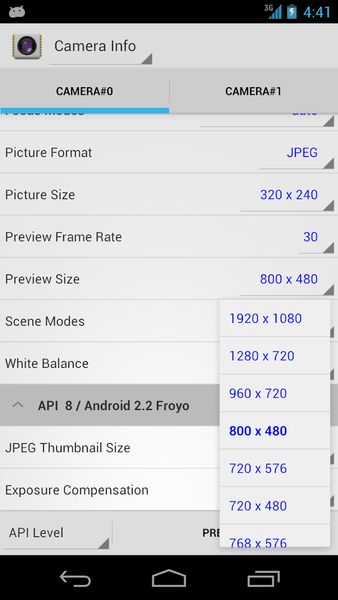 دانلود برنامه Camera Info اندروید | بازار