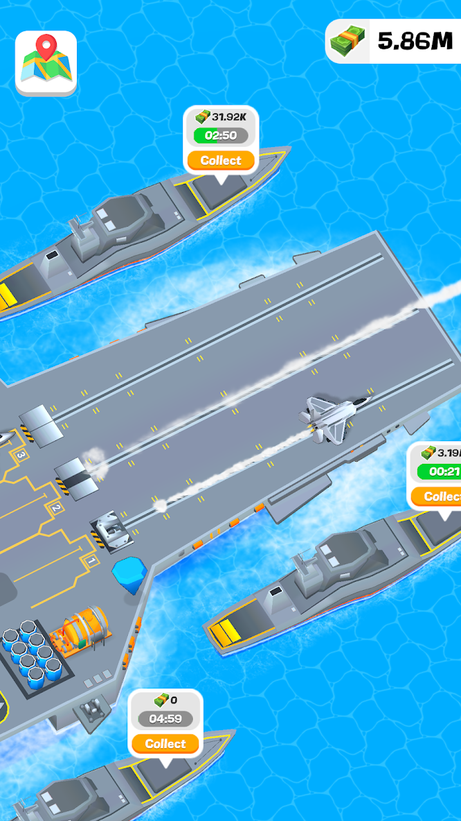 دانلود بازی Idle Aircraft Carrier اندروید بازار