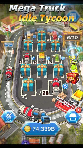 دانلود بازی Mega Truck Idle Tycoon اندروید بازار