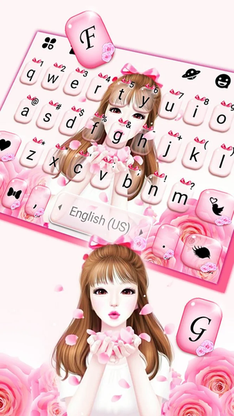 دانلود برنامه Pedal Pink Girl Keyboard Theme اندروید بازار