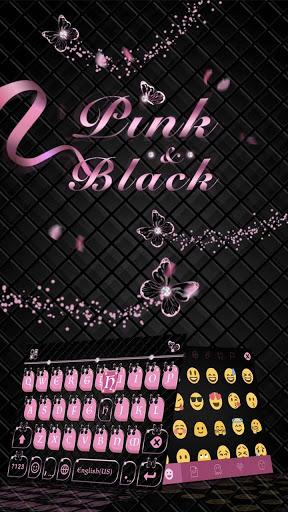 دانلود برنامه Pink Black Keyboard Theme اندروید بازار