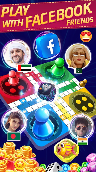 دانلود بازی Online Ludo Game Multiplayer اندروید | بازار