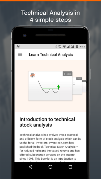 دانلود برنامه Learn Technical Analysis اندروید بازار 