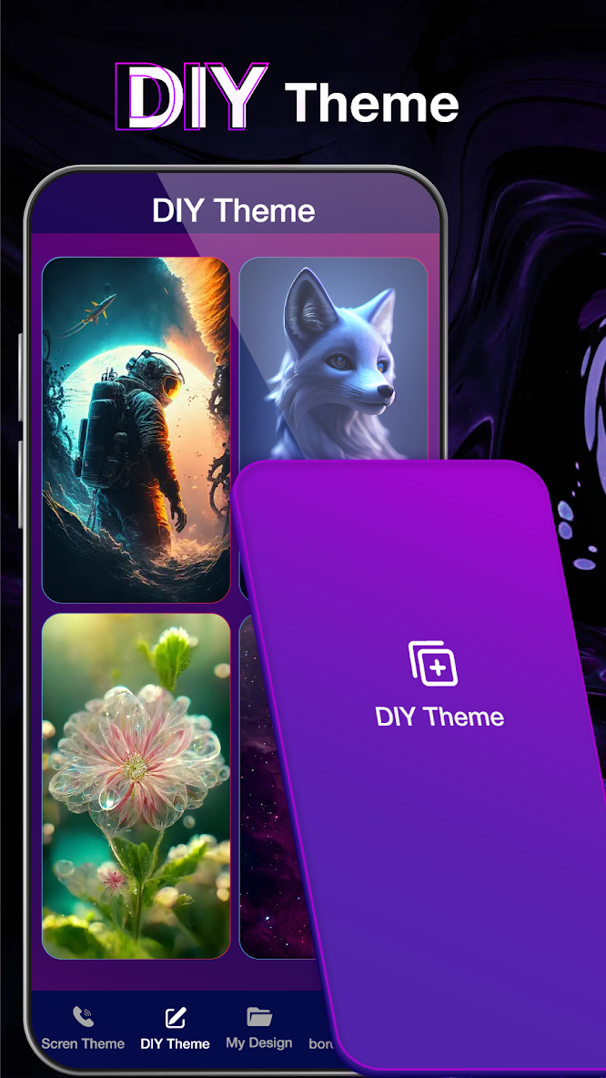 دانلود برنامه Color Phone Call Screen Theme اندروید بازار