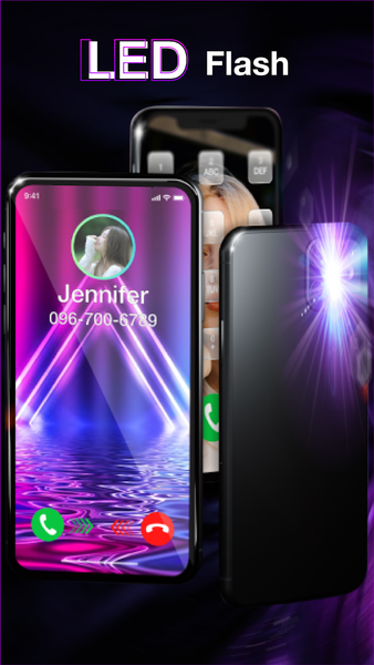 دانلود برنامه Color Phone Call Screen Theme اندروید بازار