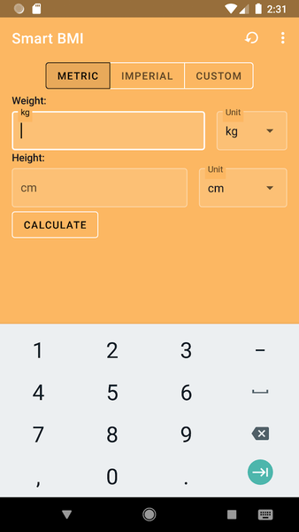 دانلود برنامه Smart BMI Calculator اندروید | بازار