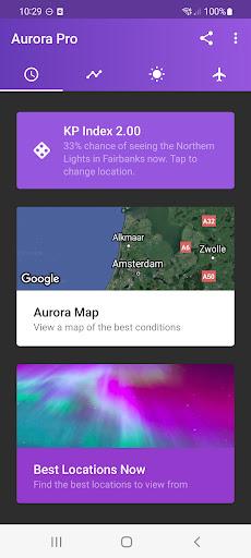 دانلود برنامه My Aurora Forecast And Alerts اندروید بازار