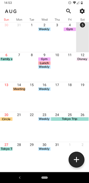 دانلود برنامه My Calendar Simple Planner اندروید بازار