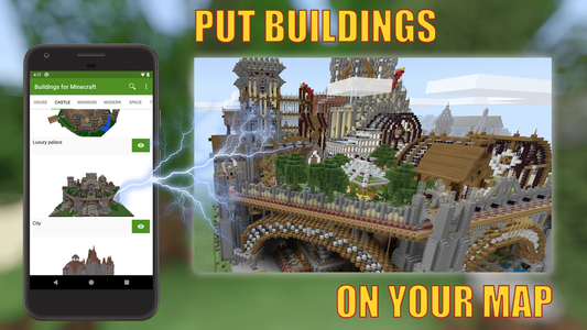 برنامه Buildings For Minecraft Pe دانلود بازار