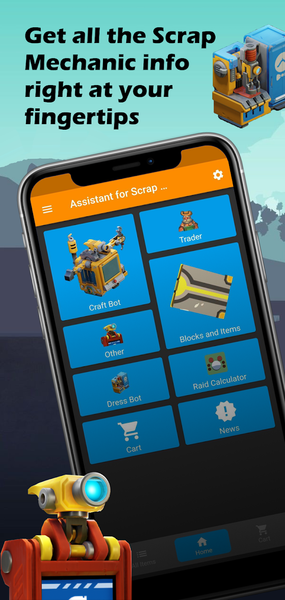دانلود برنامه Assistant for Scrap Mechanic اندروید | بازار