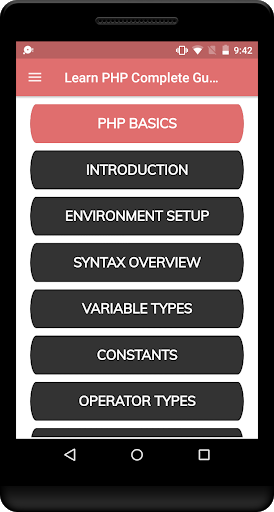 برنامه Learn Php Complete Guide دانلود بازار 
