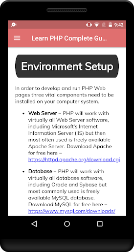 برنامه Learn Php Complete Guide دانلود بازار 