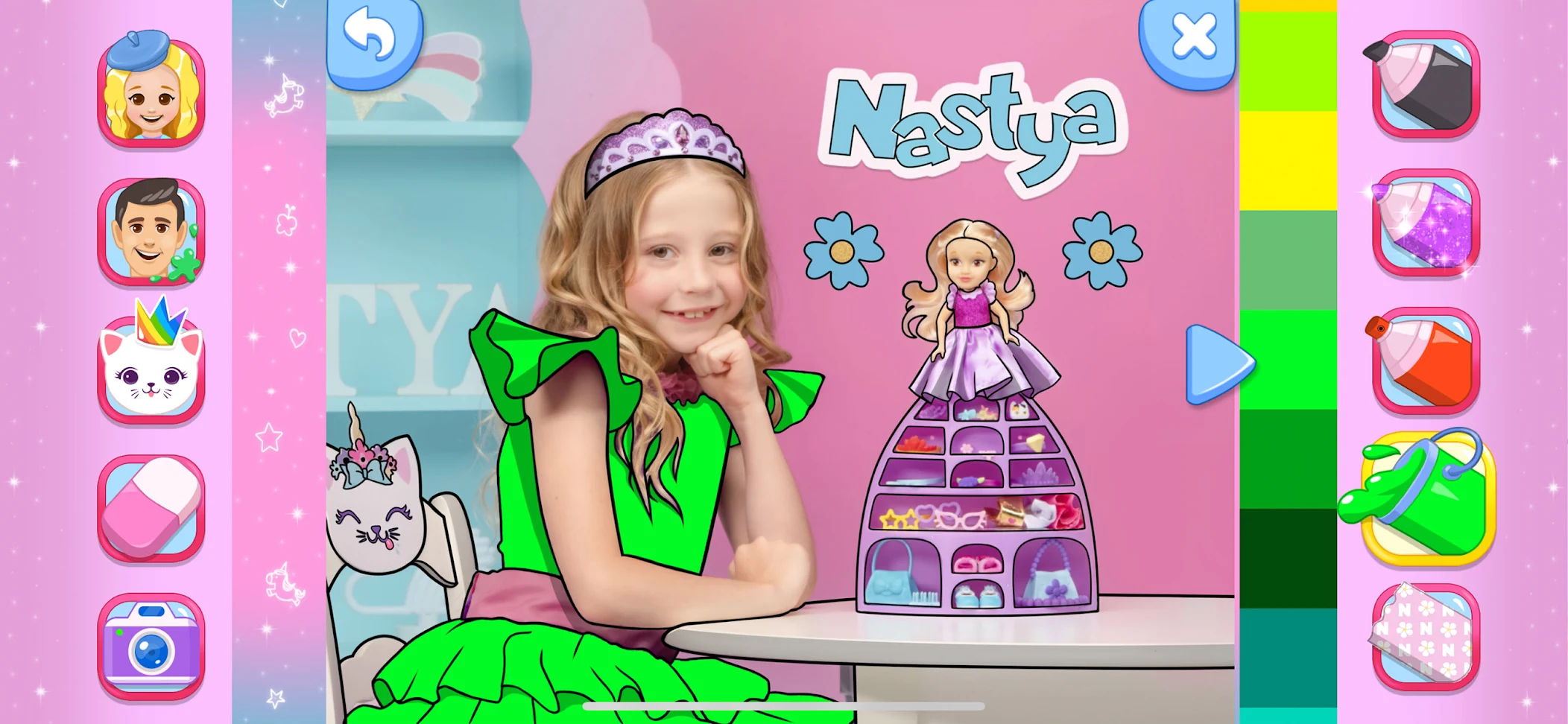 دانلود بازی Like Nastya Coloring Book اندروید | بازار