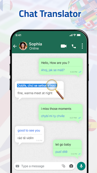 دانلود برنامه All Languages Chat Translator اندروید | بازار