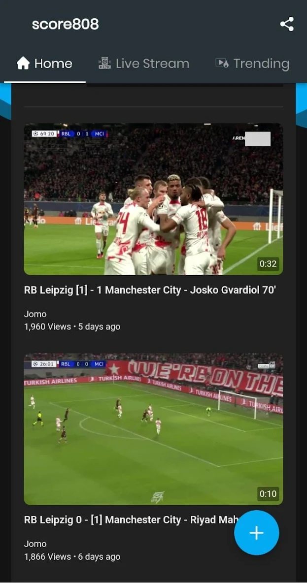 دانلود برنامه Score۸۰۸ - Live Football App اندروید | بازار