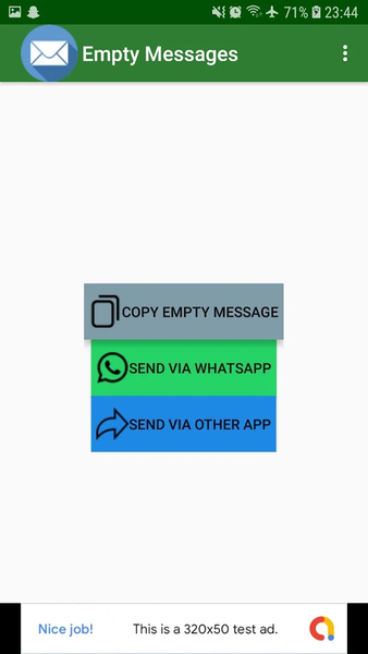 دانلود برنامه Empty Messages اندروید بازار 0207