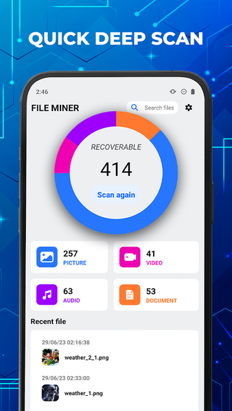 دانلود برنامه File Recovery Photo Recovery اندروید بازار