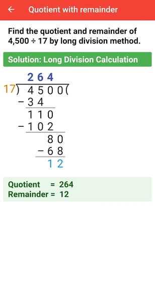 دانلود برنامه Math Long Division اندروید بازار