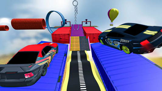 بازی Crazy Car Stunt Car Games 3d دانلود بازار