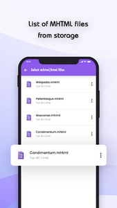 برنامه MHT Files Viewer & PDF convert - دانلود | کافه بازار