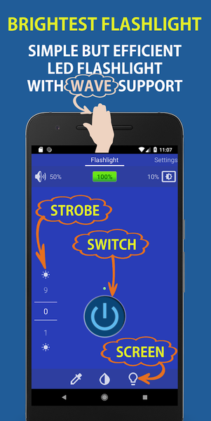 دانلود برنامه Flashlight by Millenium Apps اندروید | بازار