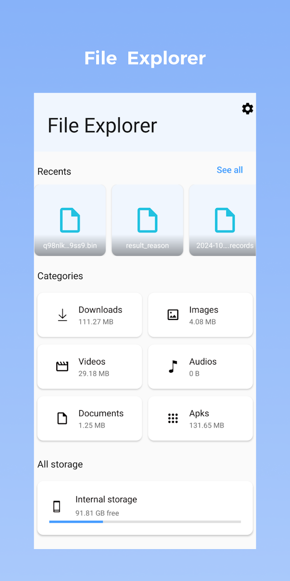 دانلود برنامه File Explorer اندروید | بازار
