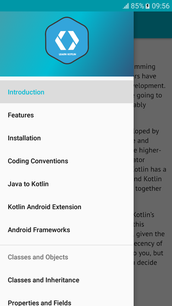 دانلود برنامه Kotlin Tutorial اندروید | بازار