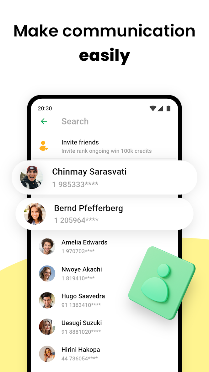 دانلود برنامه Hangout Voice - Global Calls اندروید | بازار