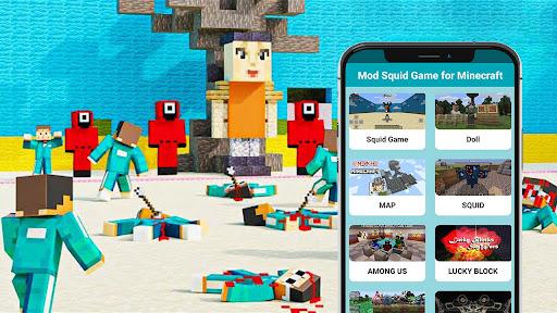 دانلود برنامه Squid Game Mod For Minecraft اندروید بازار
