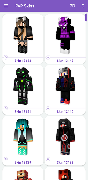 دانلود برنامه Pvp Skins For Minecraft Pe اندروید بازار