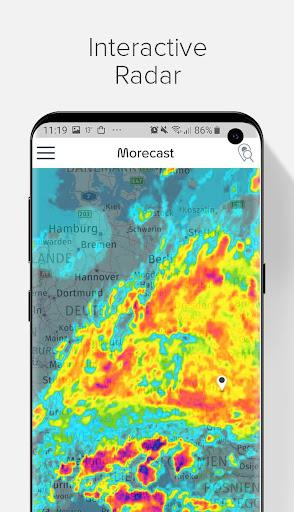 دانلود برنامه Weather Forecast Radar And Widgets Morecast اندروید بازار
