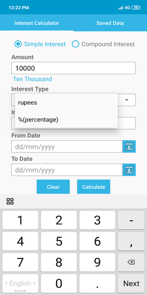 دانلود برنامه Interest Calculator اندروید | بازار