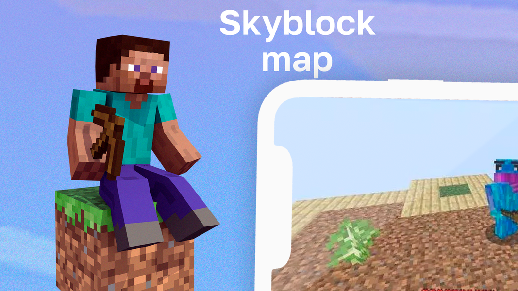 دانلود برنامه One Block Maps Minecraft ۲۰۲۵ اندروید بازار