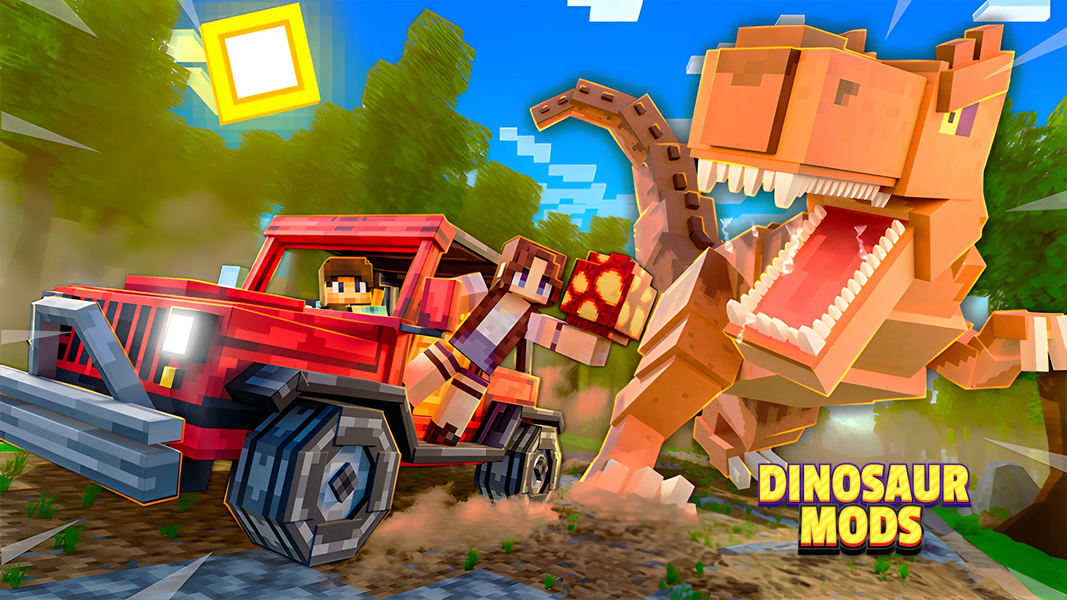 دانلود برنامه Dinosaur Jurassic Craft Mod اندروید بازار