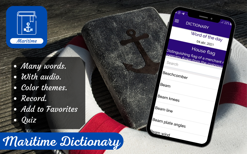برنامه Maritime Dictionary App Marine - دانلود | بازار