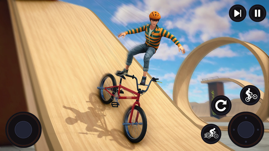 دانلود بازی Bmx Bicycle Mad Stunts Space اندروید بازار