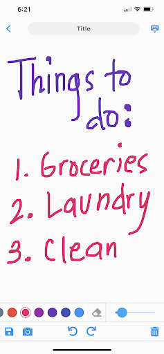 دانلود برنامه Handwritten Notepad اندروید بازار