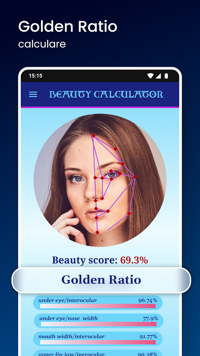دانلود برنامه Beauty Calculator Pretty Scale اندروید | بازار
