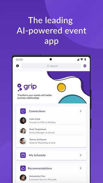 دانلود برنامه Grip - Event Networking App اندروید | بازار