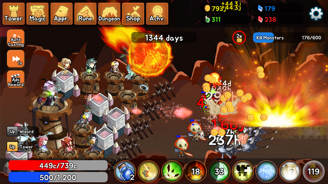 دانلود بازی Magic Tower Tap Defense اندروید بازار