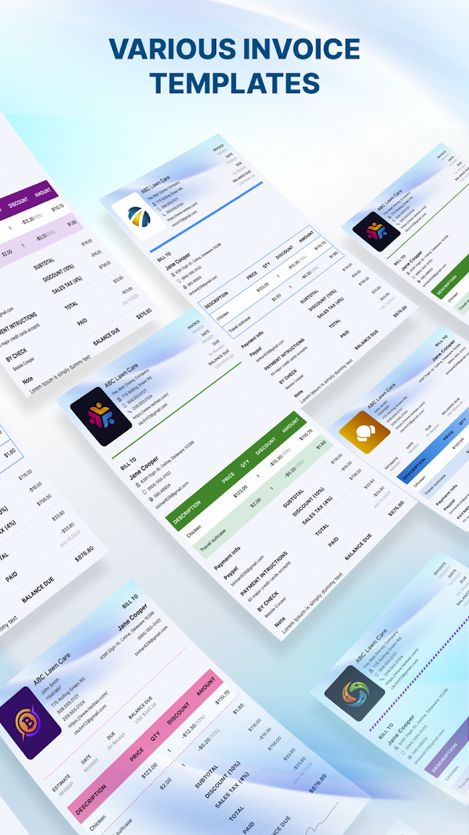 دانلود برنامه Invoice Maker: Money CalcTool اندروید | بازار