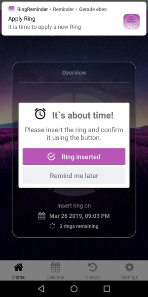 دانلود برنامه Ring Reminder اندروید | بازار