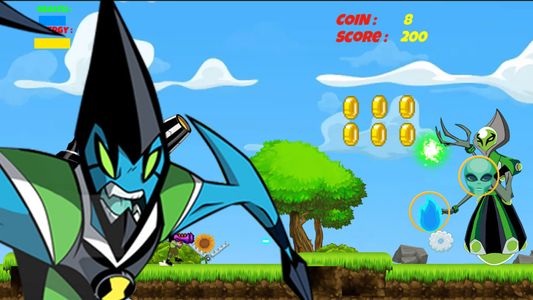 بازی Ben Galaxy Alien 10 supertrix - دانلود | بازار